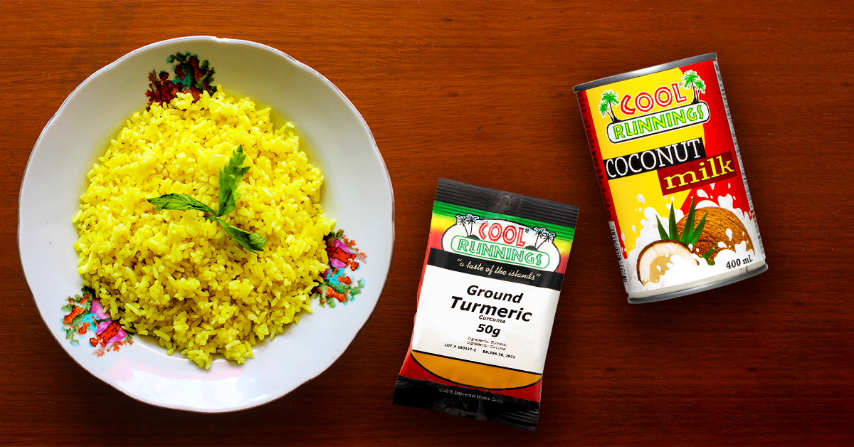 Coconut Turmeric Rice – Cool Runnings Foods CA