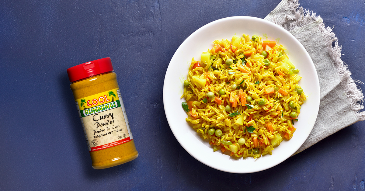 Fluffy Rice Curry Pilaf Recipe – Cool Runnings Foods CA